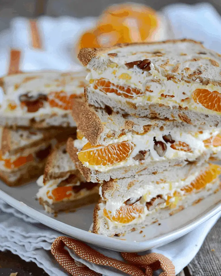 Creamy Cinnamon Orange Tea Sandwiches | Yum N Tasty