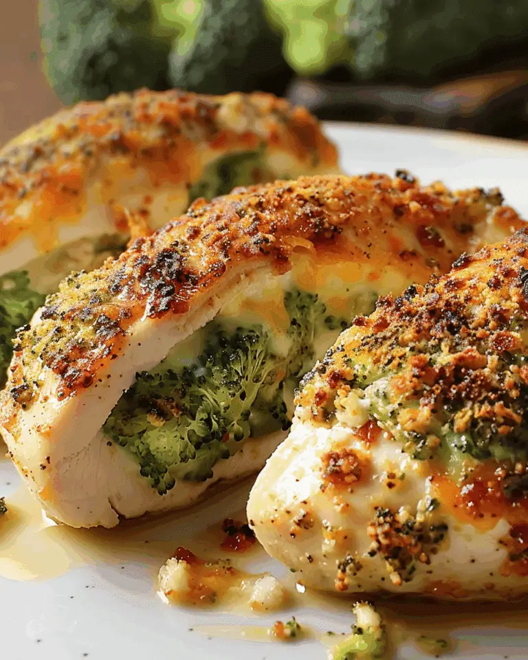 Broccoli Cheese Stuffed Chicken | Yum N Tasty