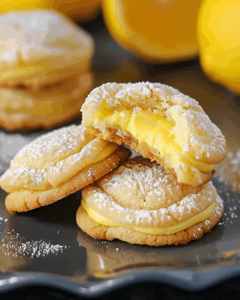 Stuffed Lemon Cookies | Yum N Tasty