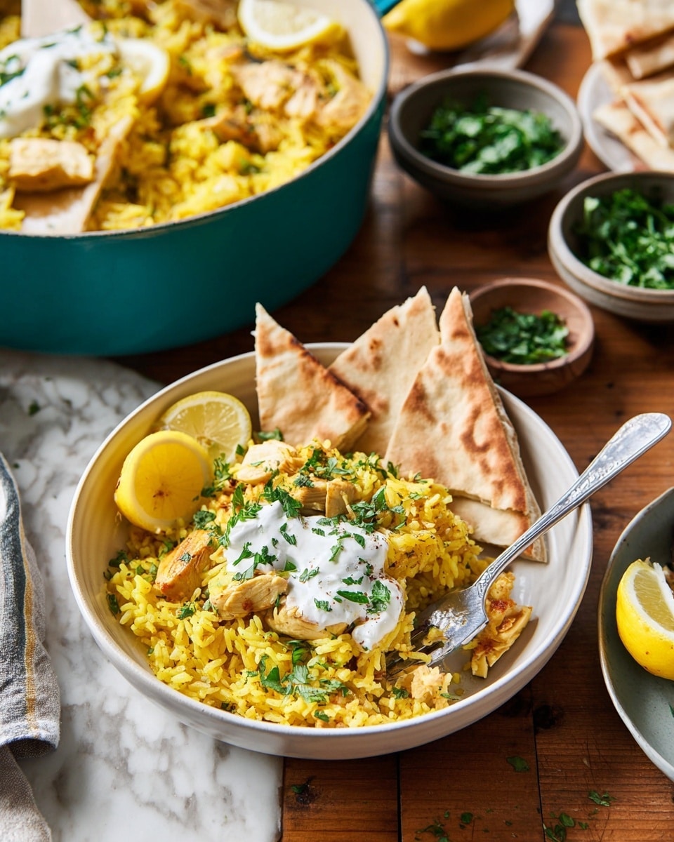 Dump-and-Bake Chicken Tzatziki and Rice — Easy Greek Dinner