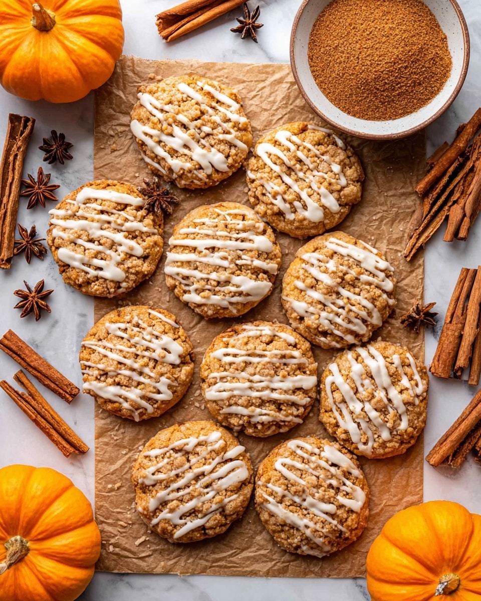 Pumpkin Coffee Cake Cookies: Warm Autumn Spiced Treats