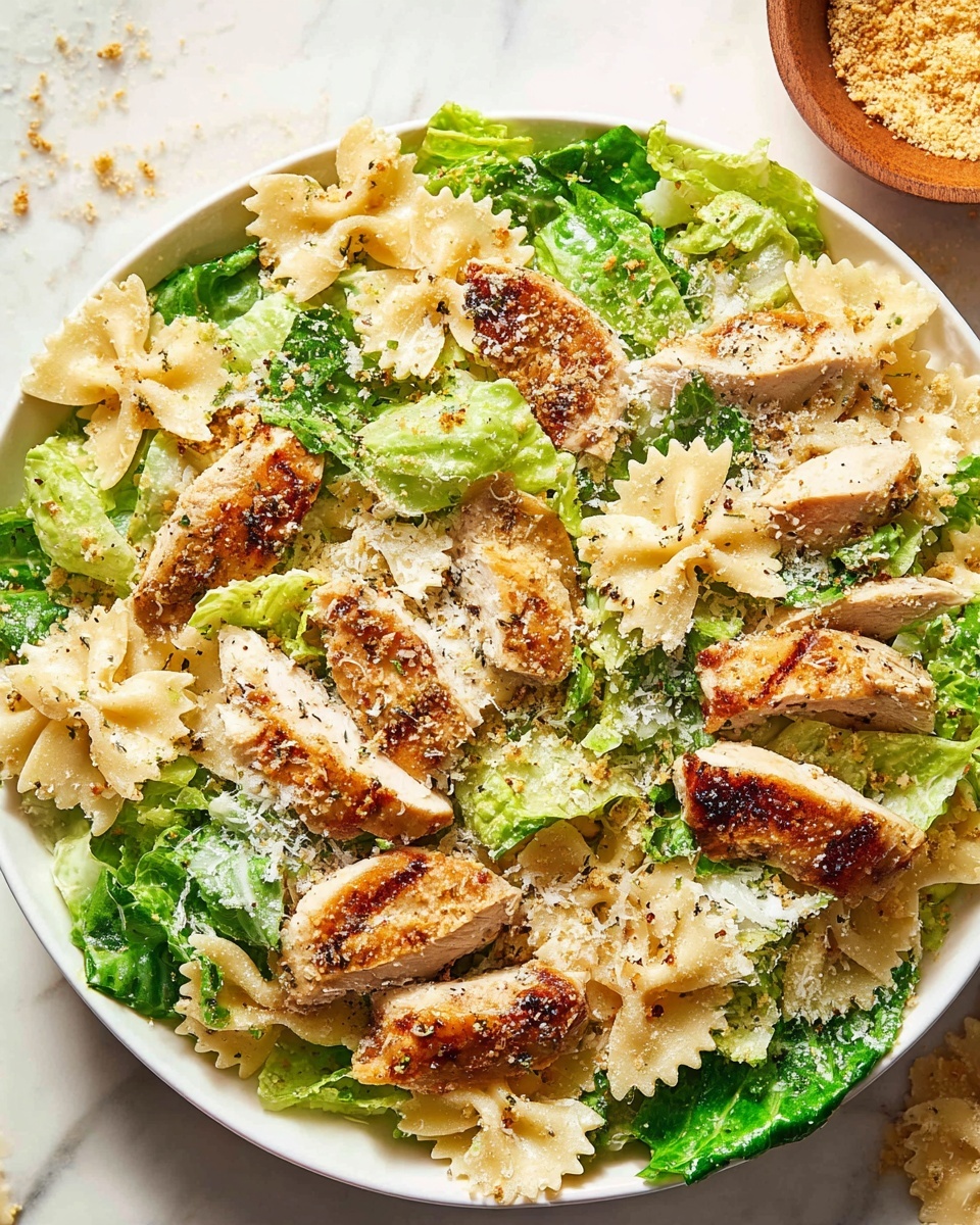 Chicken Caesar Pasta Salad: Irresistible Summer Freshness