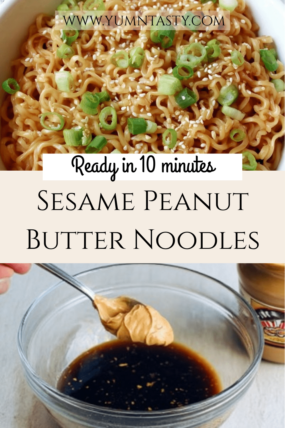 Sesame Peanut Butter Noodles: Irresistible Asian Noodle Recipe