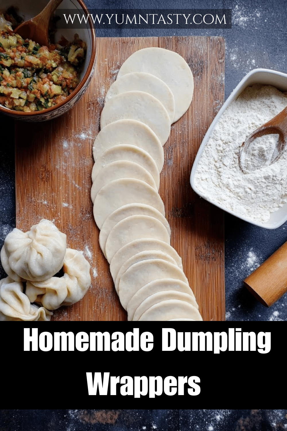 Homemade Dumpling Wrappers (饺子皮) | Authentic & Easy Recipe