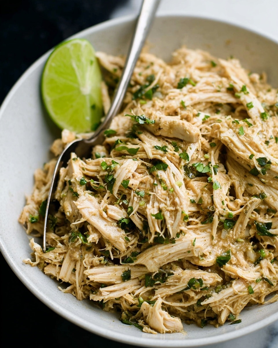 Slow Cooker Cilantro Lime Chicken | Juicy & Flavorful Dinner