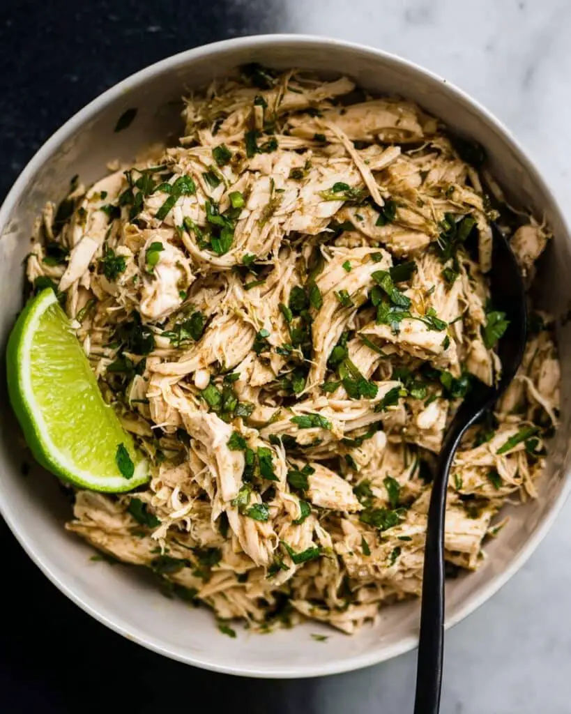 Slow Cooker Cilantro Lime Chicken | Juicy & Flavorful Dinner